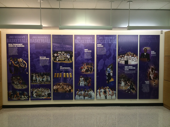 JMU Convocation Center - Eddie Edwards Signs