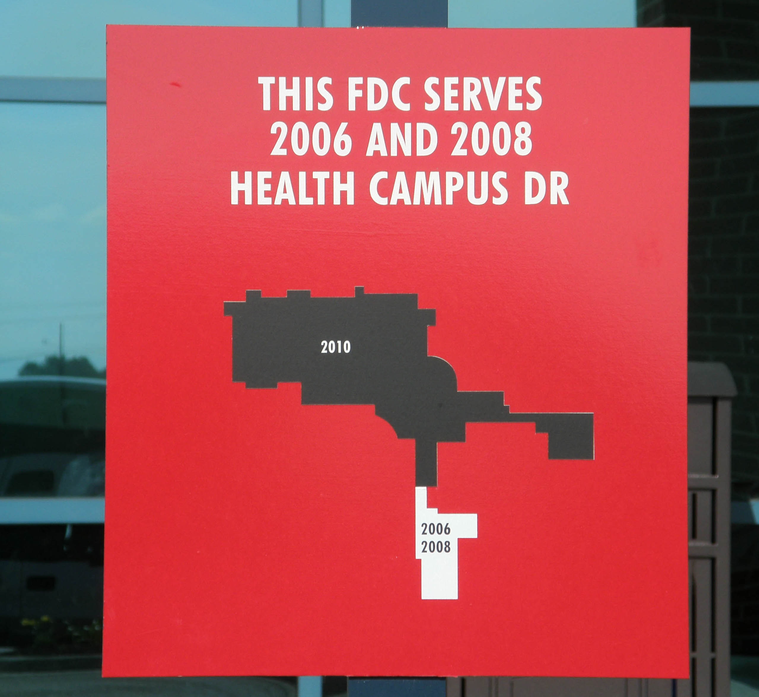 FDC Outdoor Informational Sign - Eddie Edwards Signs