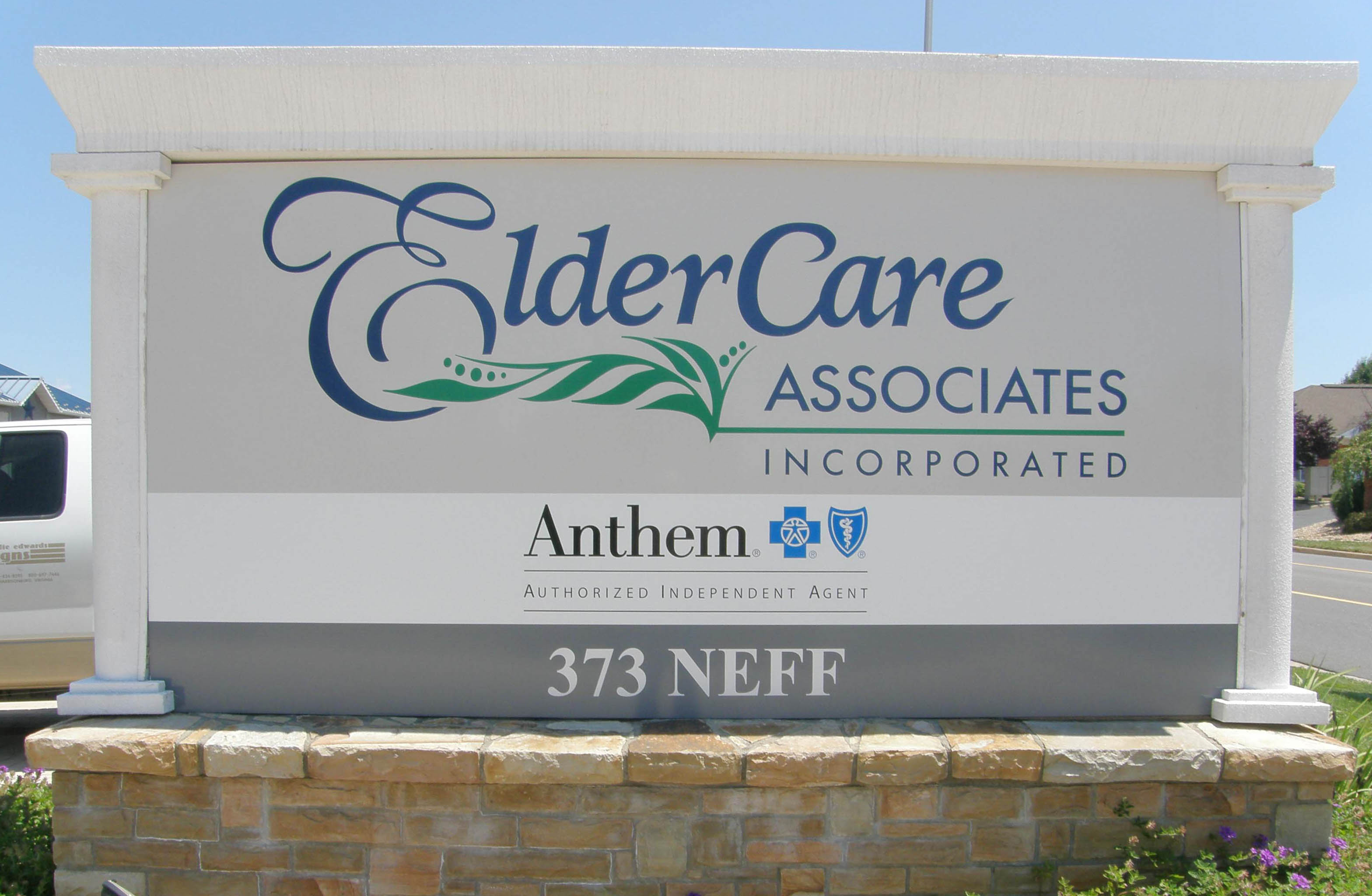 Eldercare Associates Sign - Eddie Edwards Signs