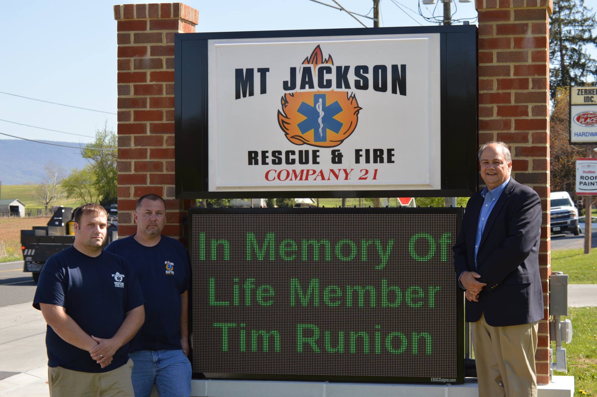 Mt. Jackson Fire & Rescue - Eddie Edwards Signs